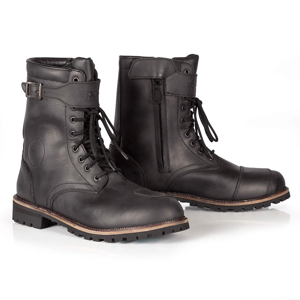 Spada Pilgrim Grande Wp Leather Motorcycle Boots Ankle Protection ...