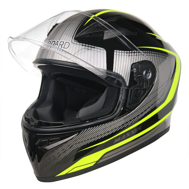 LEOPARD LEO-813 Motorbike Motorcycle Helmet ON Road Legal Bike Crash ...