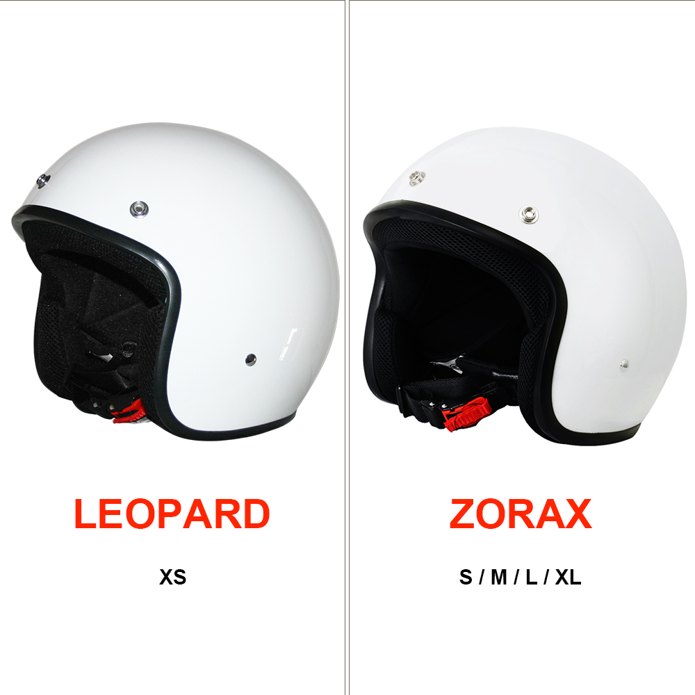 LEOPARD LEO-604 Open Face Motorbike Motorcycle Scooter Helmet Crash ...