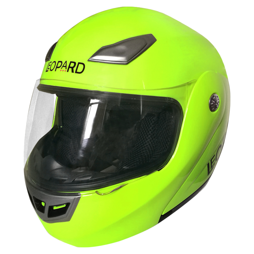 LEOPARD LEO-717 Modular Flip Front Motorbike Motorcycle Helmet Crash ...