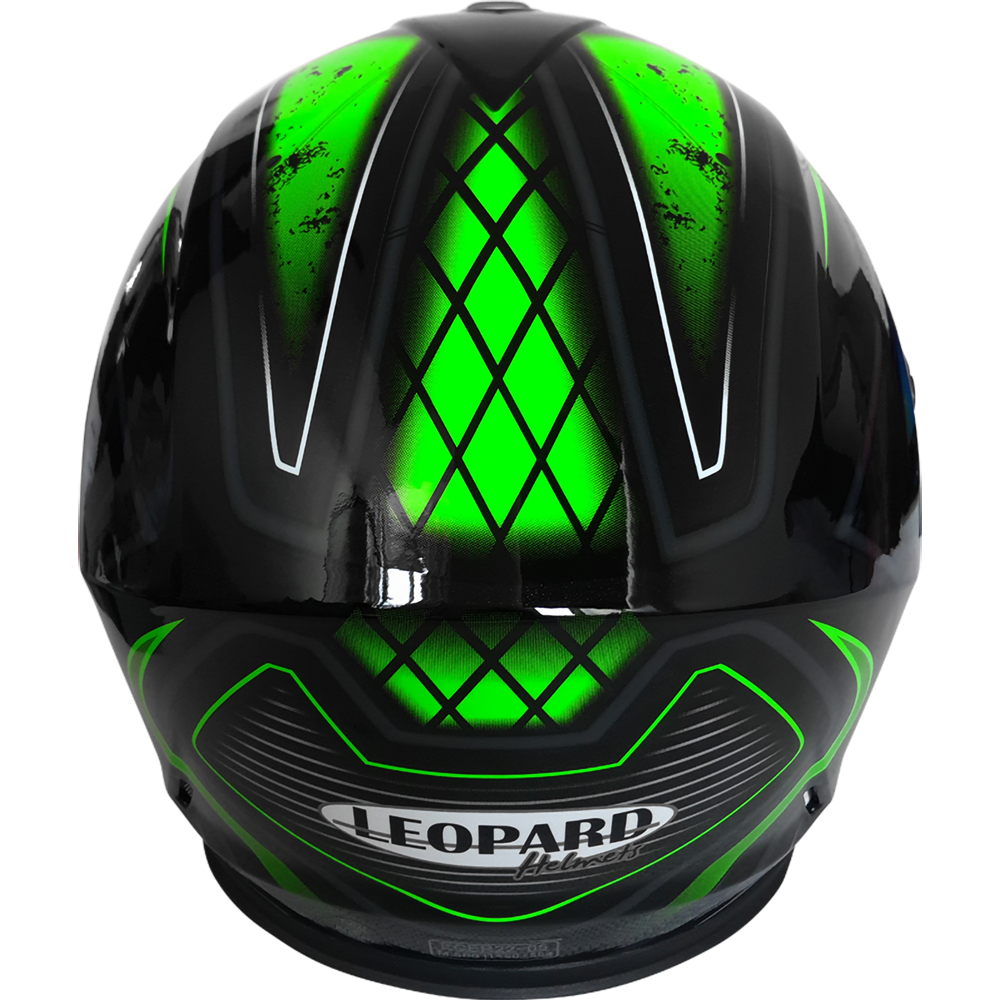 Leopard LEO-828 Full Face DVS Motorbike Motorcycle Helmet Sun Visor ...