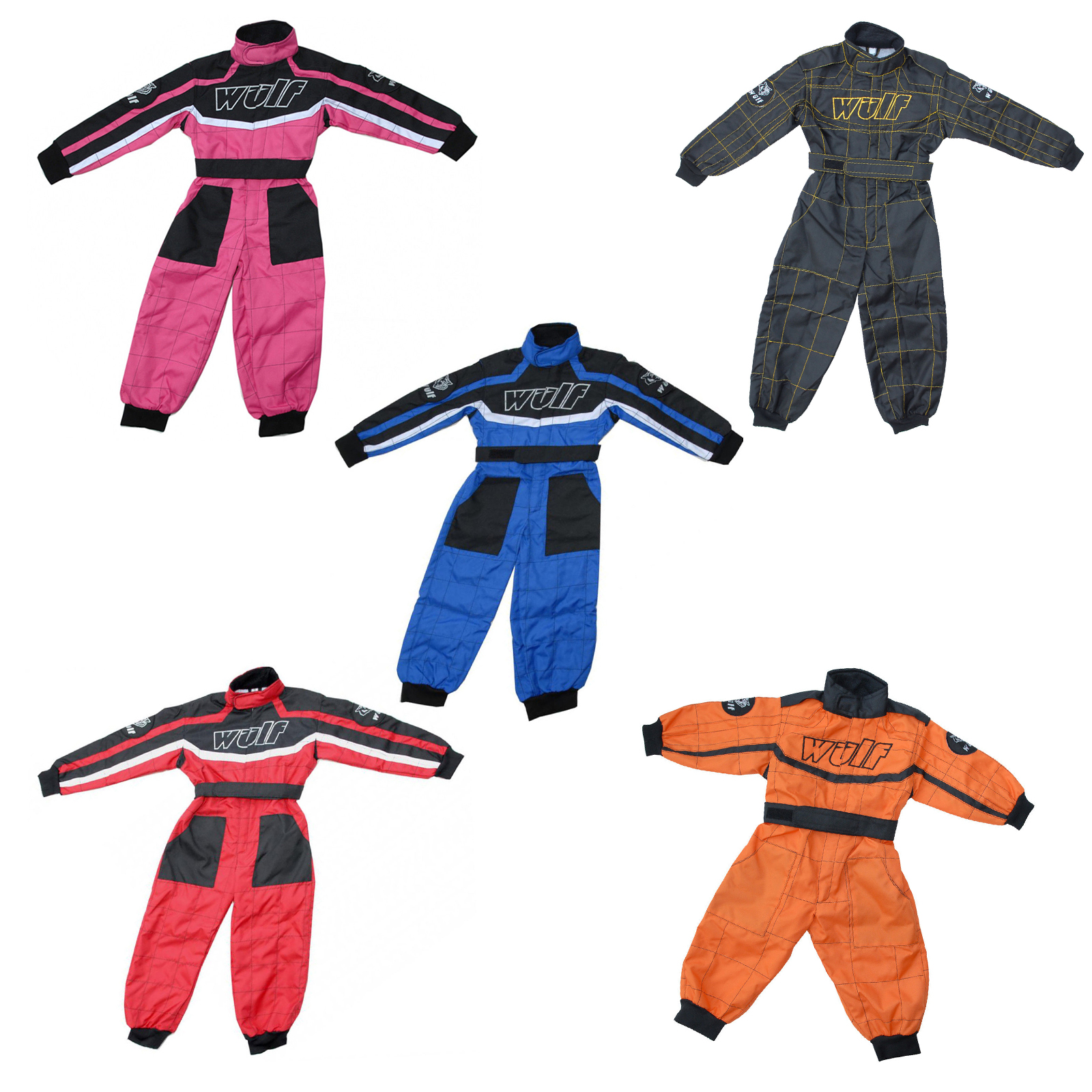 Wulfsport Cub Kids Children Junior Race Suit Motocross Racing Suit Off ...