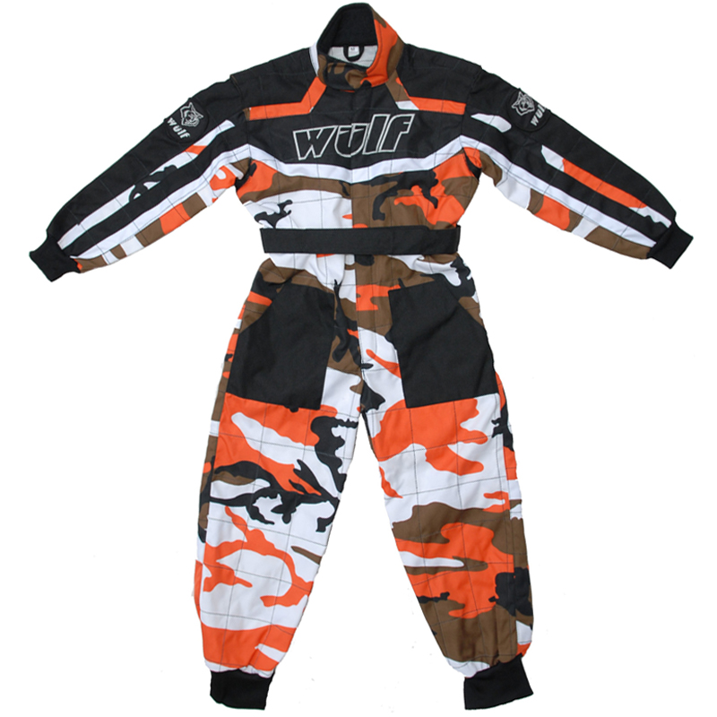 Wulfsports Cub Kids Junior Camo Suit Motorbike Motocross Suits Off Road ...