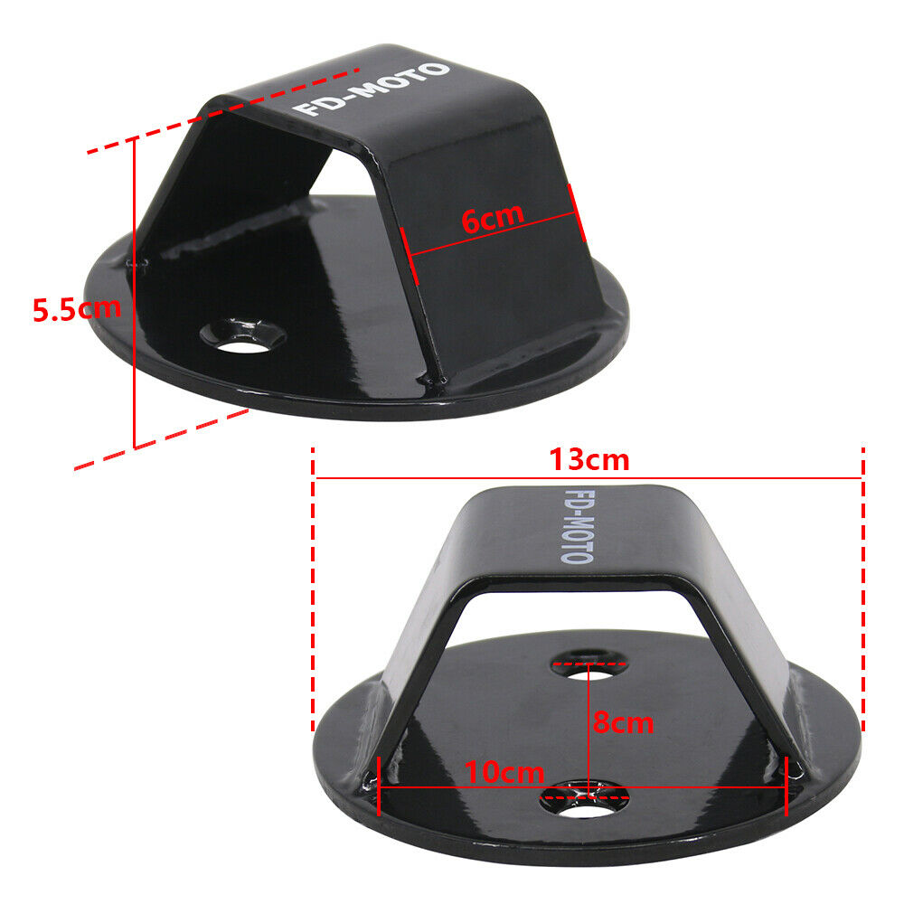 FD-MOTO Motorcycle Ground Anchor Motorbike Chain Anchor Lock Point ...