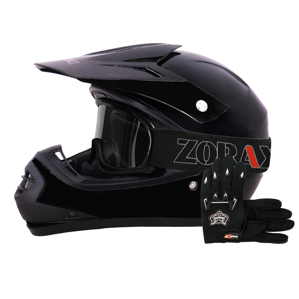 Zorax X15 Junior Child Kids Motorbike Motocross MX Helmet + Goggles ...