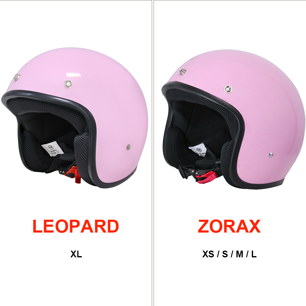 ZORAX ZOR-604 Open Face Motorbike Motorcycle Scooter Helmet Crash Gloss ...
