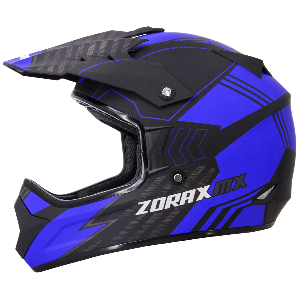 ZORAX Attack Adult Motocross Helmet Motorbike MX ENDURO BMX QUAD BIKE ...