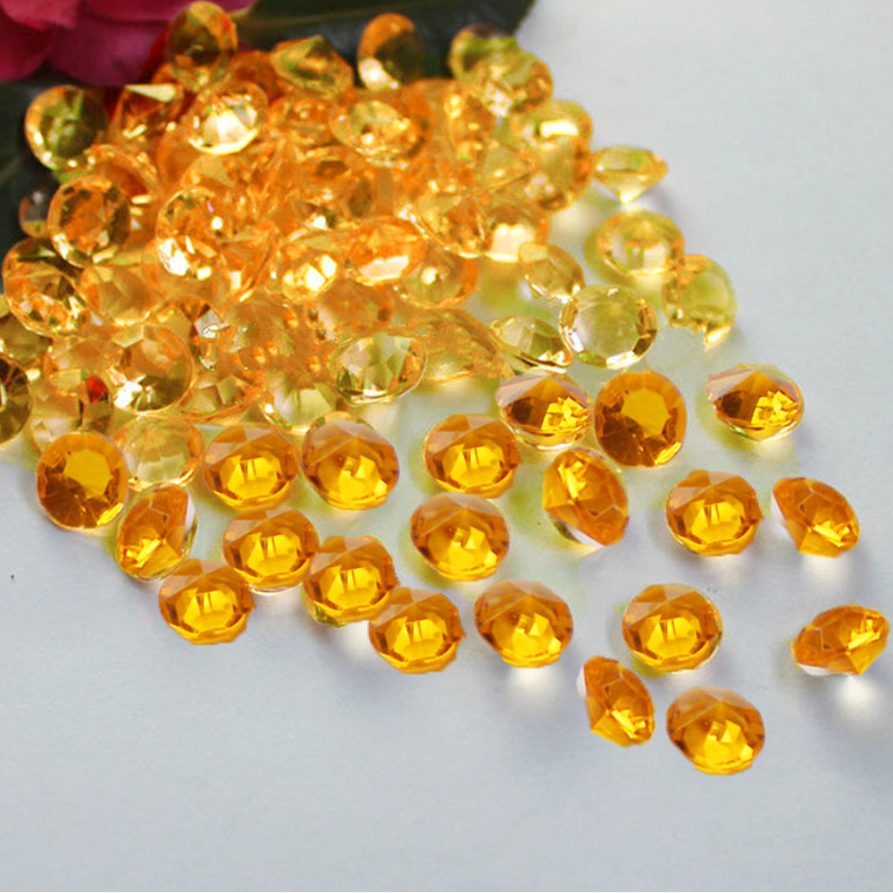 TtS 1000PCS 3/4.5/6MM Wedding Party SCATTER Table Crystals Diamonds ...