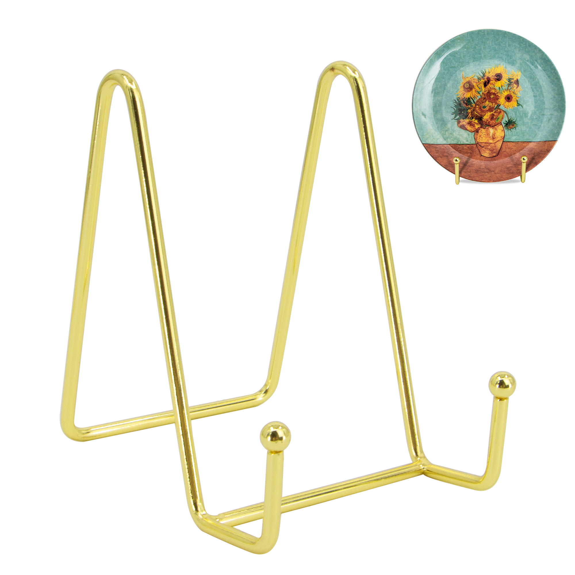 2 4 6PCS 11x10x7.5cm Metal Frame Holder Stand Easel Display Plate ...