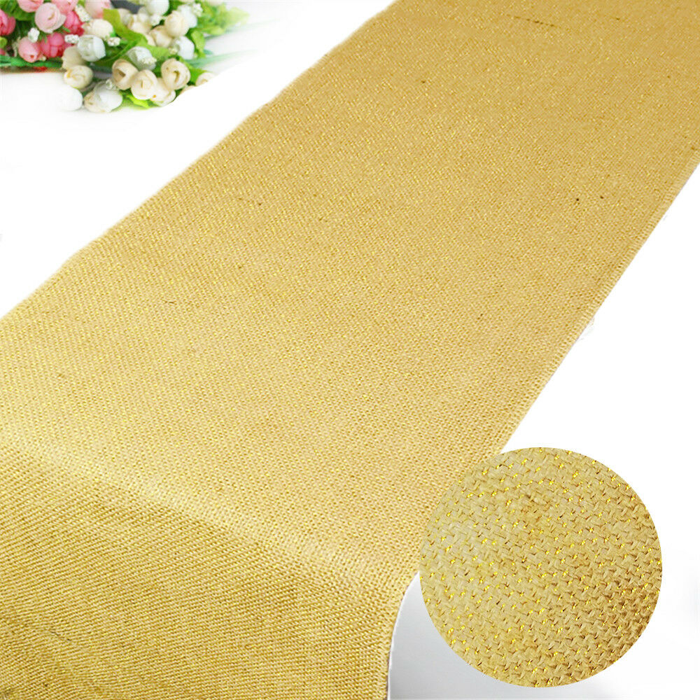 Time to Sparkle 1 - 100pcs Hessian Chair Sashes Lace Jute Table ...
