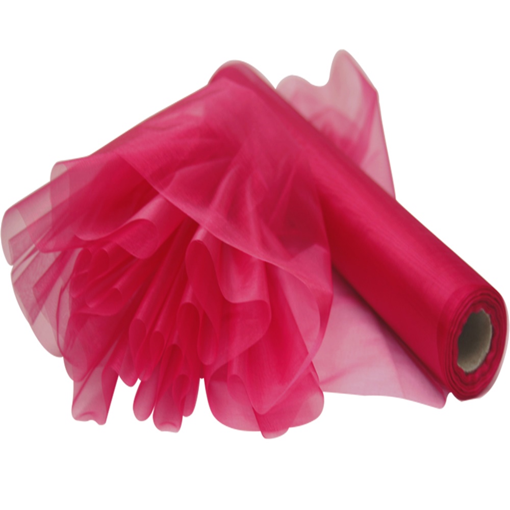 Time to Sparkle26MX29CM Organza Roll Fabric Wedding Chair Sash Bows ...