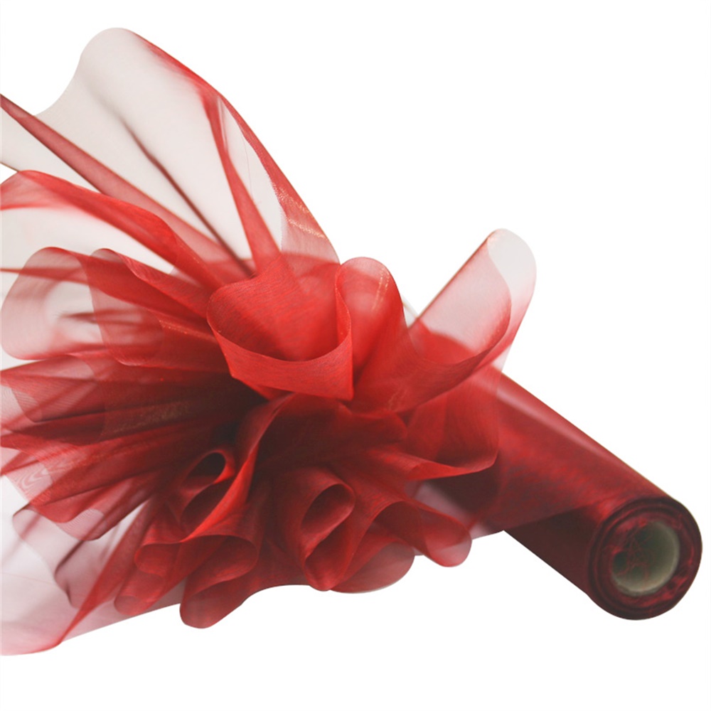 Time to Sparkle26MX29CM Organza Roll Fabric Wedding Chair Sash Bows ...