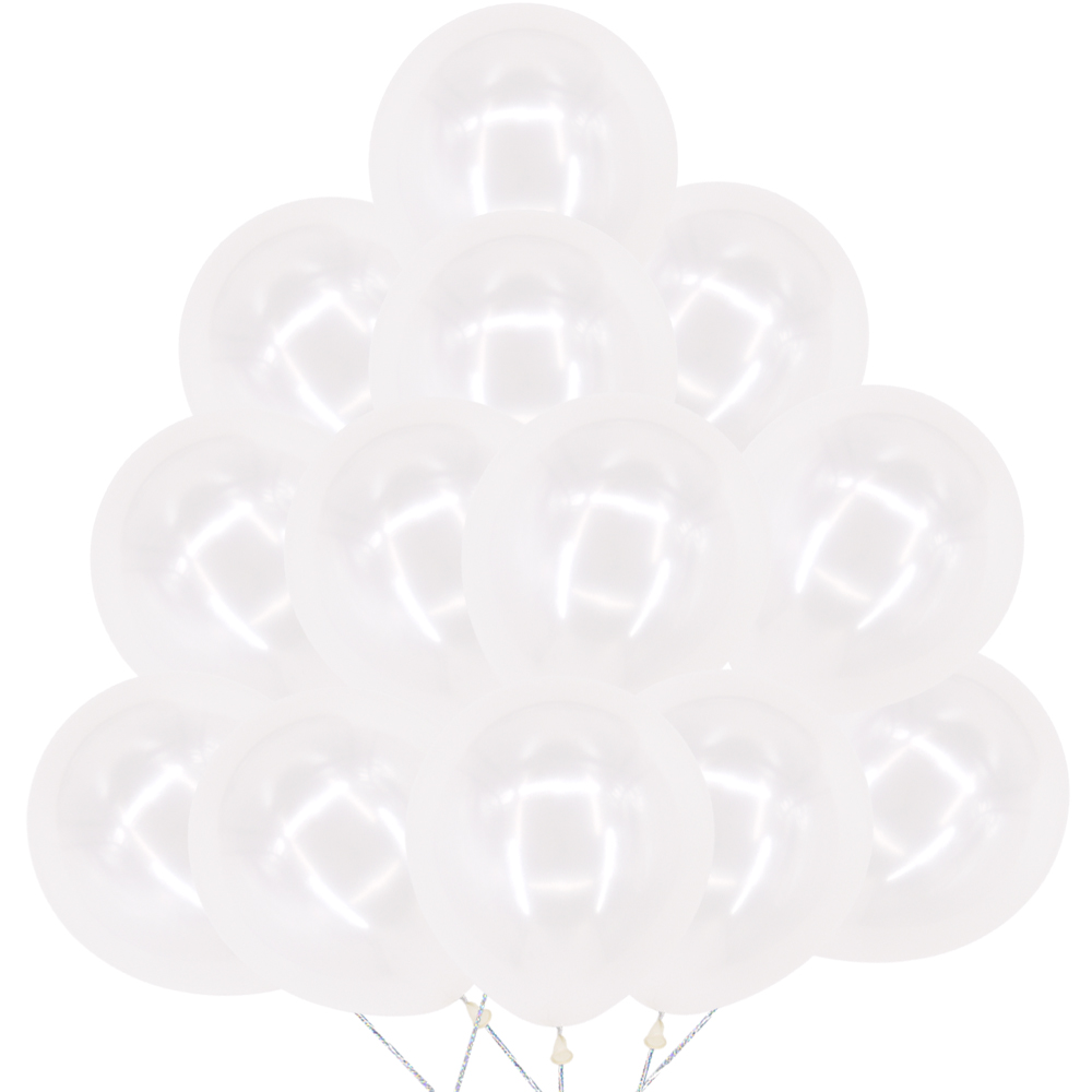 Time to Sparkle 100PCS HELIUM Pearlised Latex Balloons 10" Wedding ...